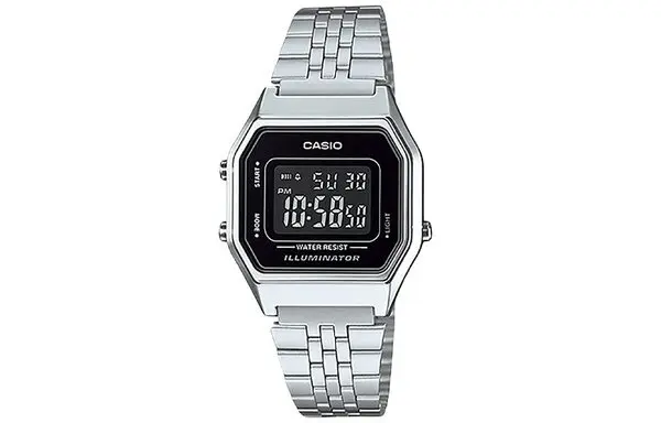 Casio Vintage Stainless Steel Digital Watch