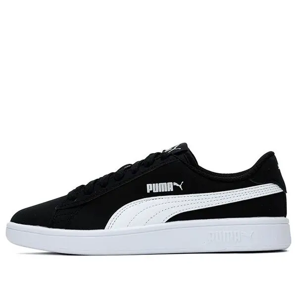 PUMA Smash V2 Buck Low Top Sneakers - Black-white