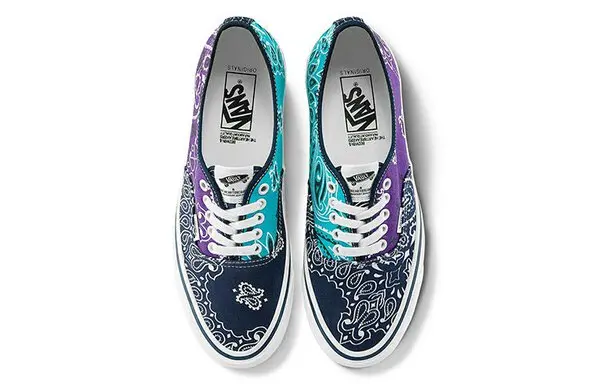 VANS Bedwin & The Heartbreakers X Authentic 'bandana Pack Multi B - Blue/purple