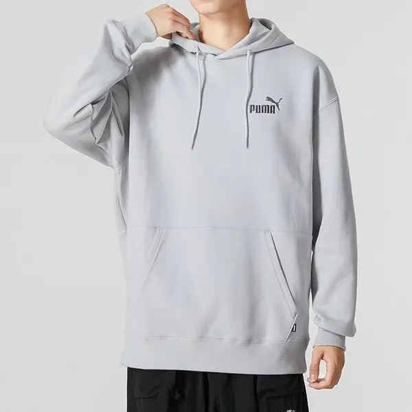 PUMA Small Logo Relaxed Fit Hoodie
