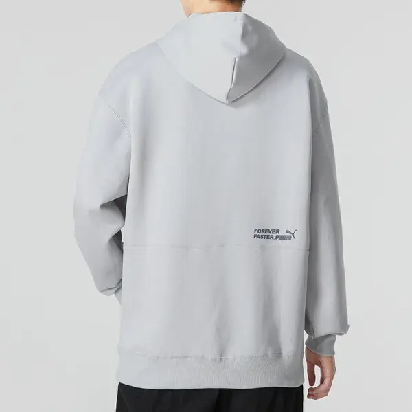 PUMA Small Logo Relaxed Fit Hoodie