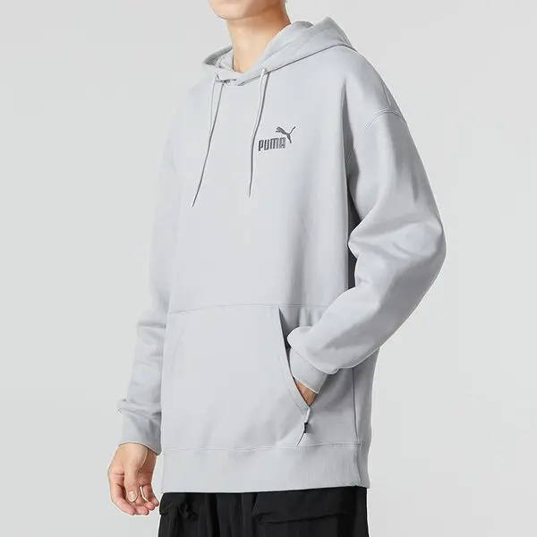 PUMA Small Logo Relaxed Fit Hoodie