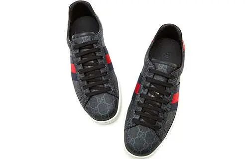 Gucci Ace Gg Supreme Sneakers - Black