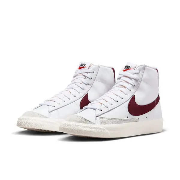 Nike Blazer Mid '77 Vintage Sneakers - White/red