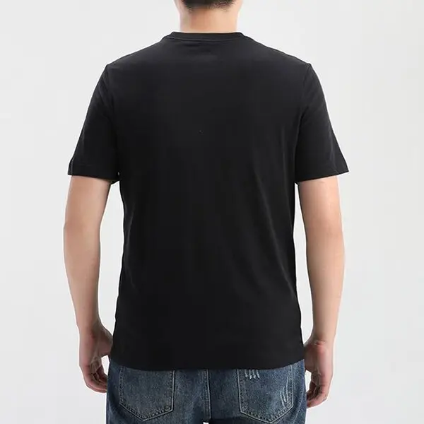 Nike Dri-fit Crew Solid Round Neck Training Short Sleeve - Black