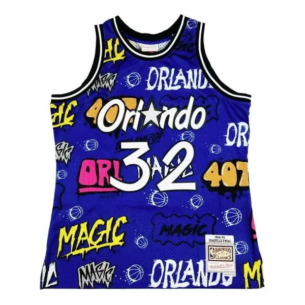 Mitchell & Ness Orlando Magic Embroidery Basketball Vest