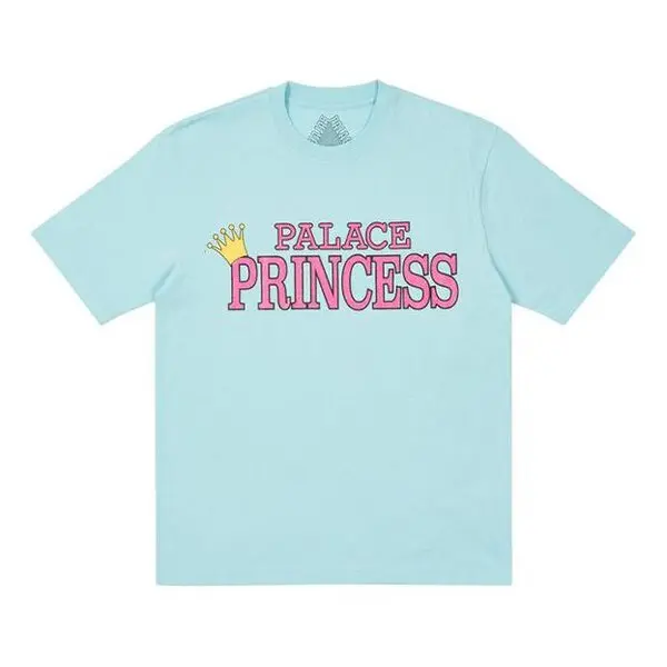PALACE Princess Alphabet Print T-shirt - Blue