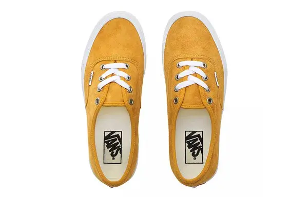 VANS Authentic Pig Suede Sneakers - Yellow