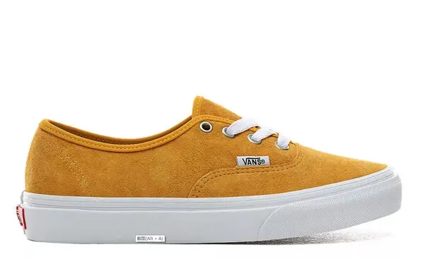 VANS Authentic Pig Suede Sneakers - Yellow
