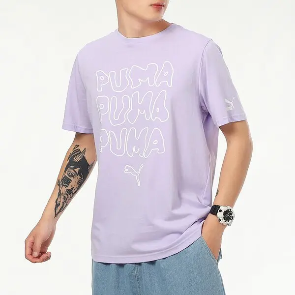 PUMA Summer Graphic T-shirt - Purple