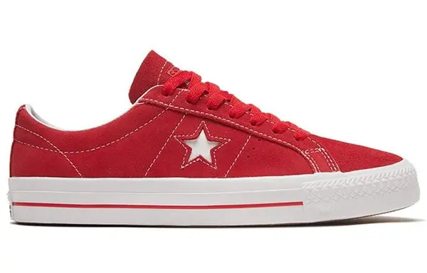 CONVERSE One Star Pro Low Top Sneakers - Red/white
