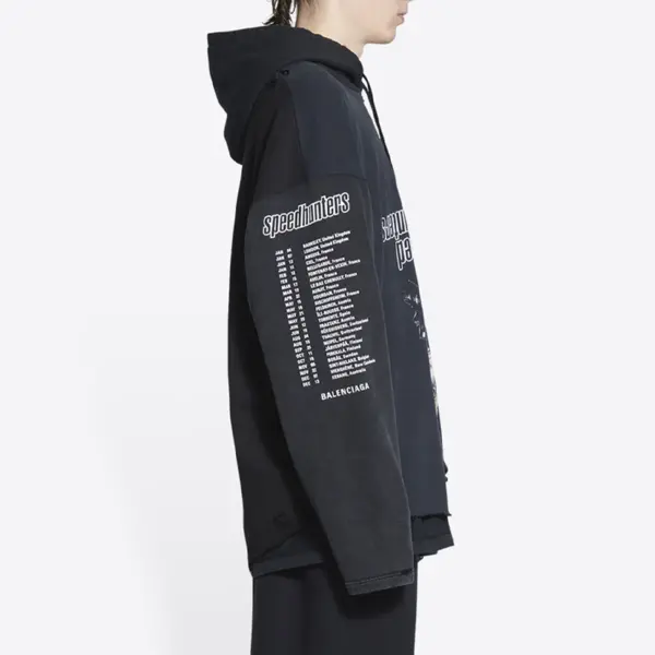 Balenciaga Speed Hunters Upside Down Hoodie