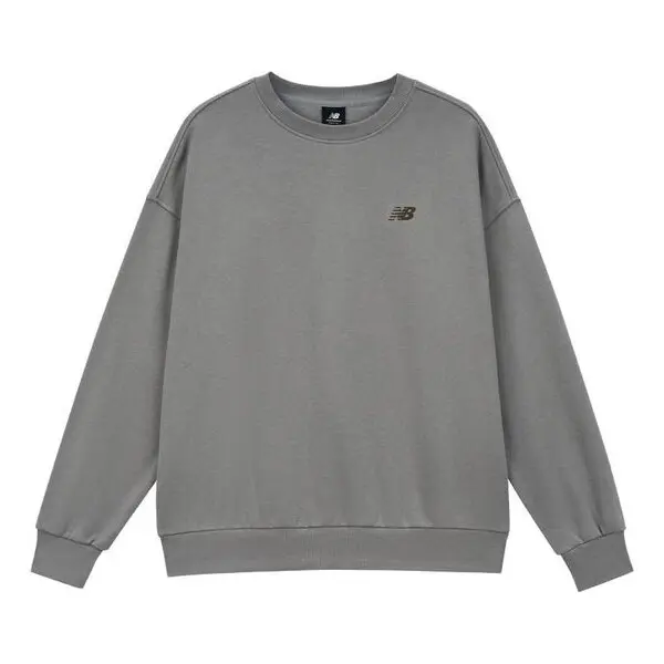 NEW BALANCE Casual Pullover Sweatshirt Asia Sizing 'grey
