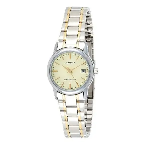 Casio Quartz Water Resistant Analog Watch - Gold