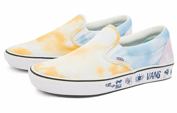 VANS Comfycush Slip-on Pastel Tie Dye Sneakers