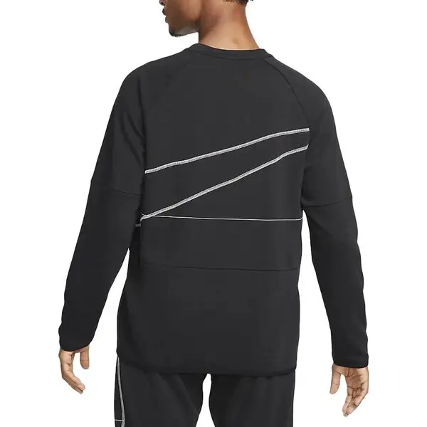 Nike French Terry Cotton Blend Crewneck Sweatshirt