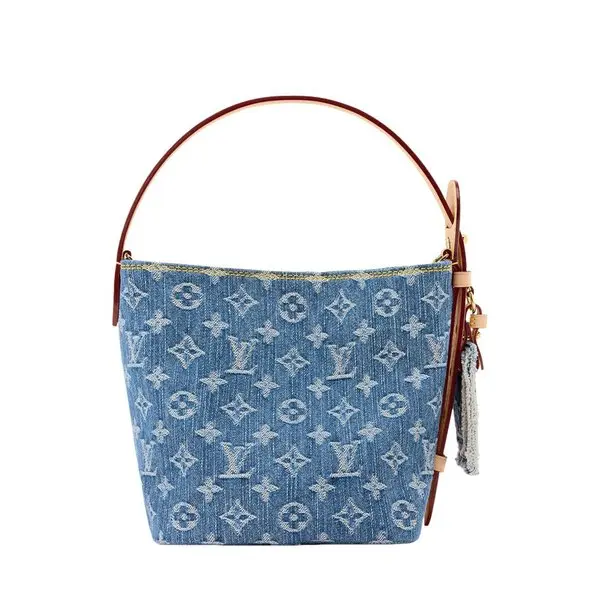 LOUIS VUITTON All In Bb Monogram Denim Bucket Bag