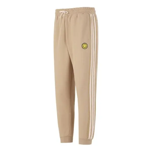 Adidas Smly Tp 1 Stripe Athleisure Trousers - Khaki