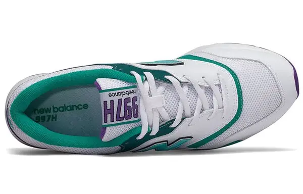NEW BALANCE 997h Sneakers - White/green