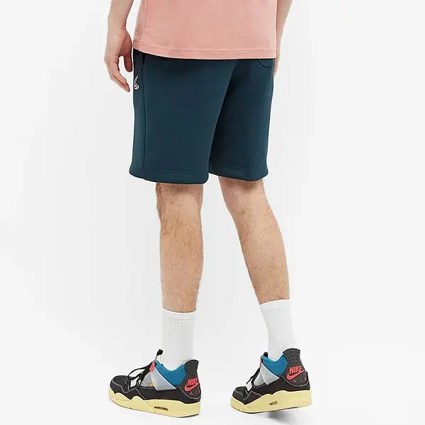 JORDAN X Union La Embroidered Logo Sports Shorts - Blue