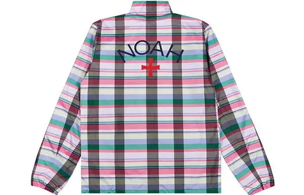 Adidas Originals X Noah Water Repellent Plaid Running Jacket