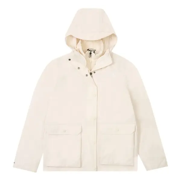 The North Face Dryvent Waterproof 3-in-1 Jacket - White Dune
