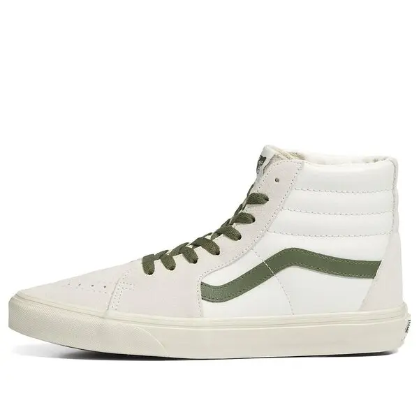 VANS Sk8-hi 'vintage Pop Marshmallow Turtledove' High Top Sneakers - White/green
