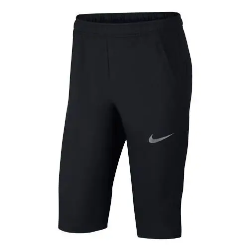 Nike Dri-fit Team Woven 3/4 Training Trousers - Black