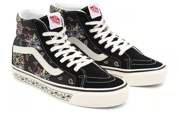 VANS Factory Sk8-hi 38 Dx Paisley High Top Sneakers - Black/multi-color