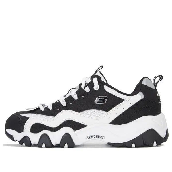Sketchers Sport D'lites 2.0 Low Top Sneakers - Blackwhite