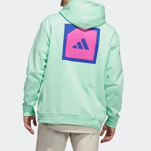 Adidas Solid Color Hooded Pullover Long Sleeve Hoodie