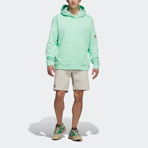 Adidas Solid Color Hooded Pullover Long Sleeve Hoodie