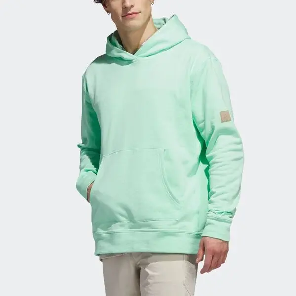 Adidas Solid Color Hooded Pullover Long Sleeve Hoodie