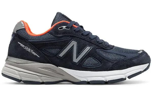 NEW BALANCE 990v4 Made In Usa Sneakers - Navy