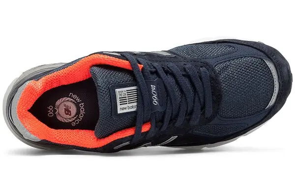 NEW BALANCE 990v4 Made In Usa Sneakers - Navy