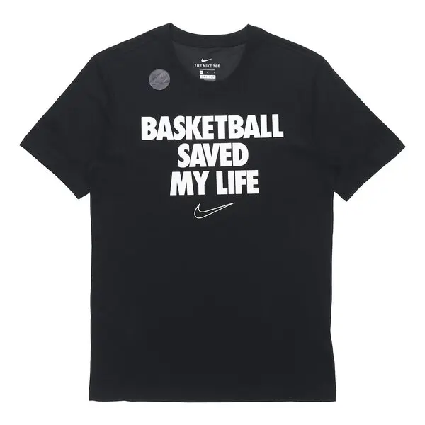 Nike Basketball Graphic Crewneck T-shirt - Black