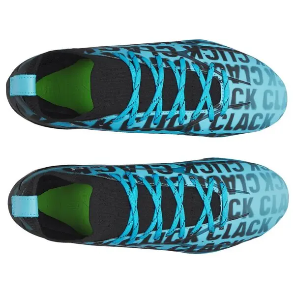 Under Armour Spotlight Pro Padded Athletic Cleats - Blue Blur/black/metallic Silver