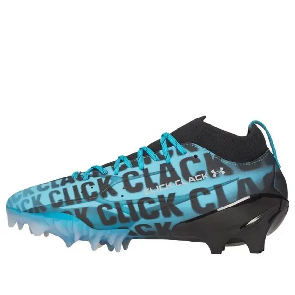 Under Armour Spotlight Pro Padded Athletic Cleats - Blue Blur/black/metallic Silver