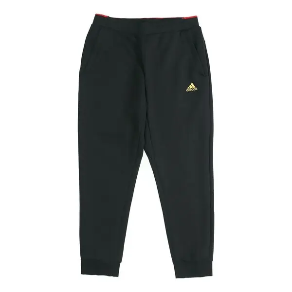 Adidas Cny Pt Limited Metallic Detail Elastic Waistband Sports Pants - Black