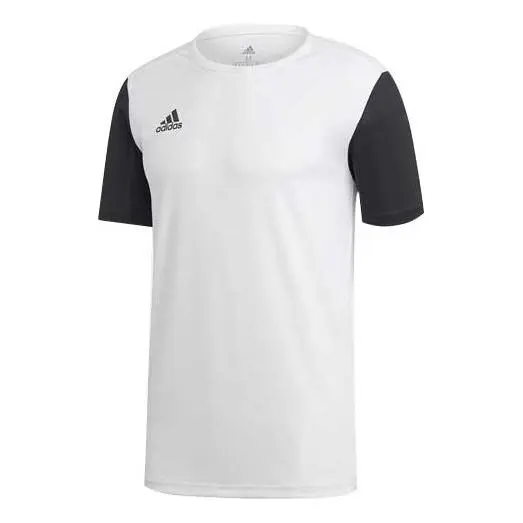 Adidas Estro 19 Jersey Asia Sizing Jsy Short Sleeve White Colorblock - Black