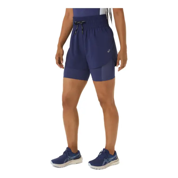 Asics Nagino 4" Run Shorts - Navy