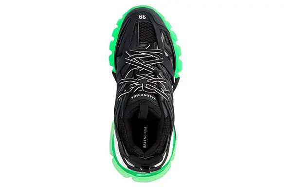 Balenciaga Track Trainer Sneakers - Black/green