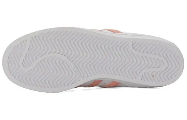 Adidas Superstar Low Top Sneakers - White/orange
