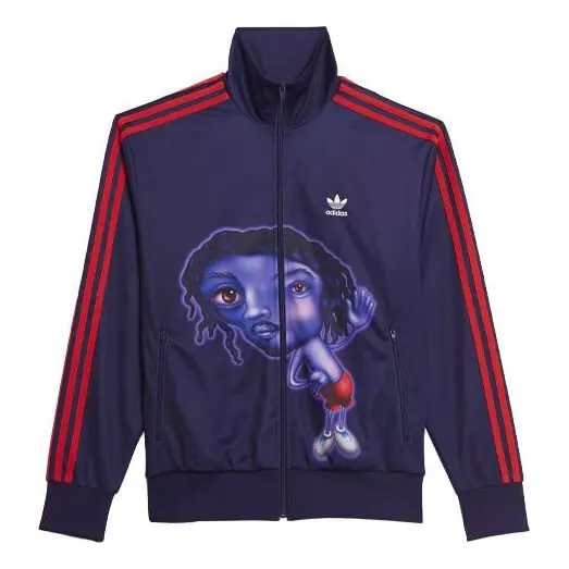Adidas Originals X Kerwin Frost Cartoon Graphic Track Jacket - Default Color