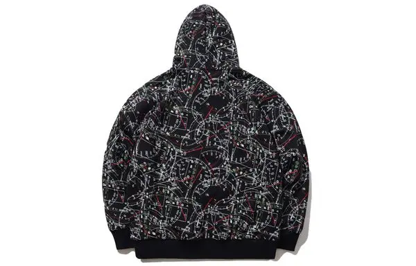 LI-NING Printed Pullover Hoodie