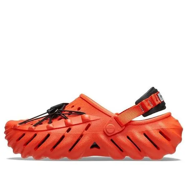 CROCS Echo Reflective Clogs - Orange/black