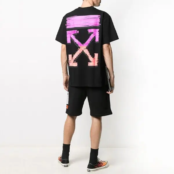 Off-White Gradient Marker Arrow Short Sleeve Tee - Black