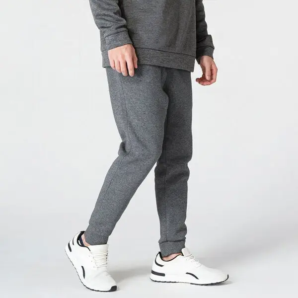 Nike Alphabet Fleece Lined Stay Warm Knit Sports Pants Gray - Grey