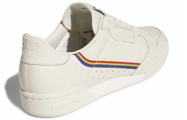 Adidas Continental 80 "pride" Lace Up Sneakers