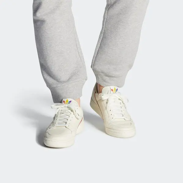 Adidas Continental 80 "pride" Lace Up Sneakers